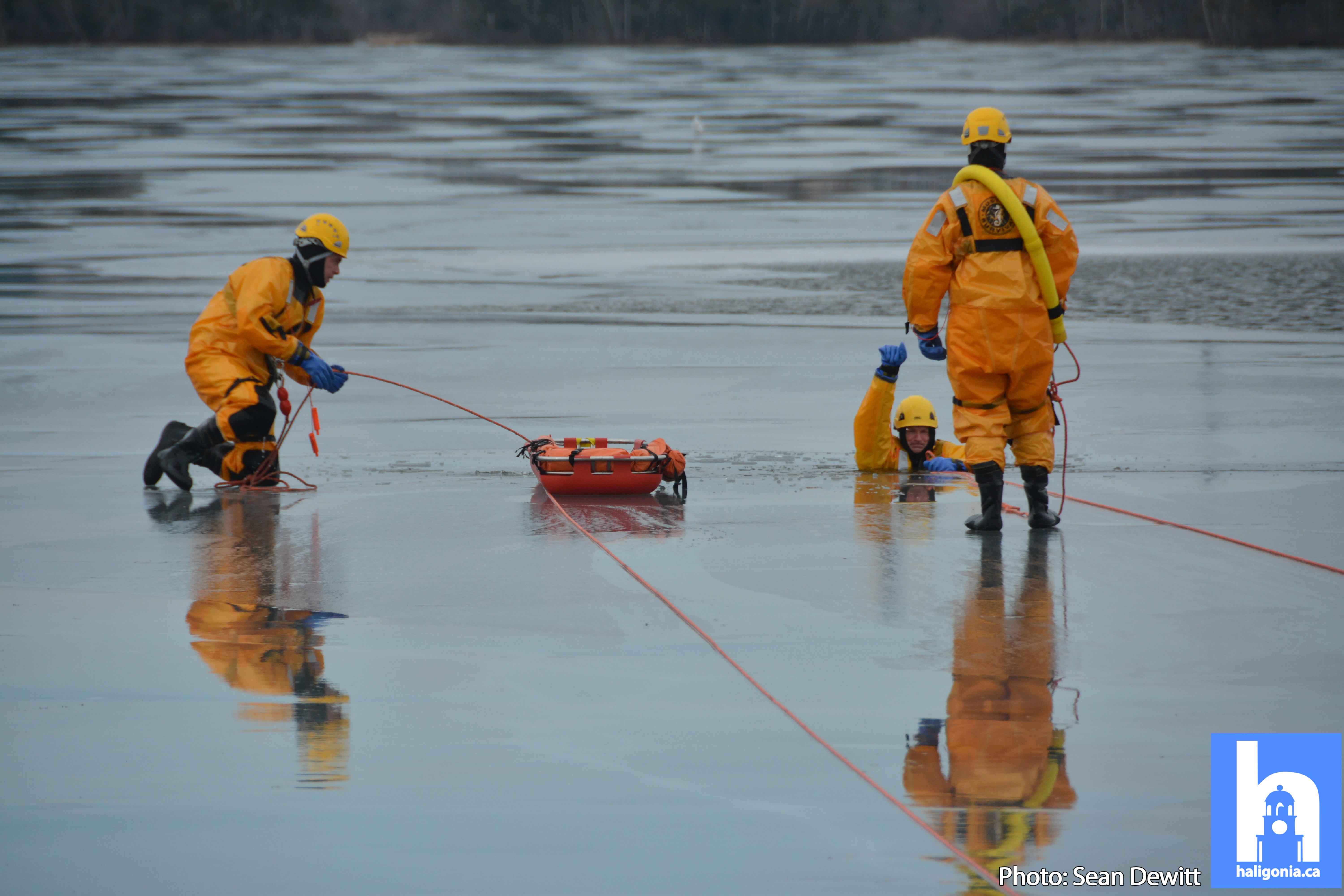 Fire and Ice: HRFE ice rescue practice keeps members ready to respond ...